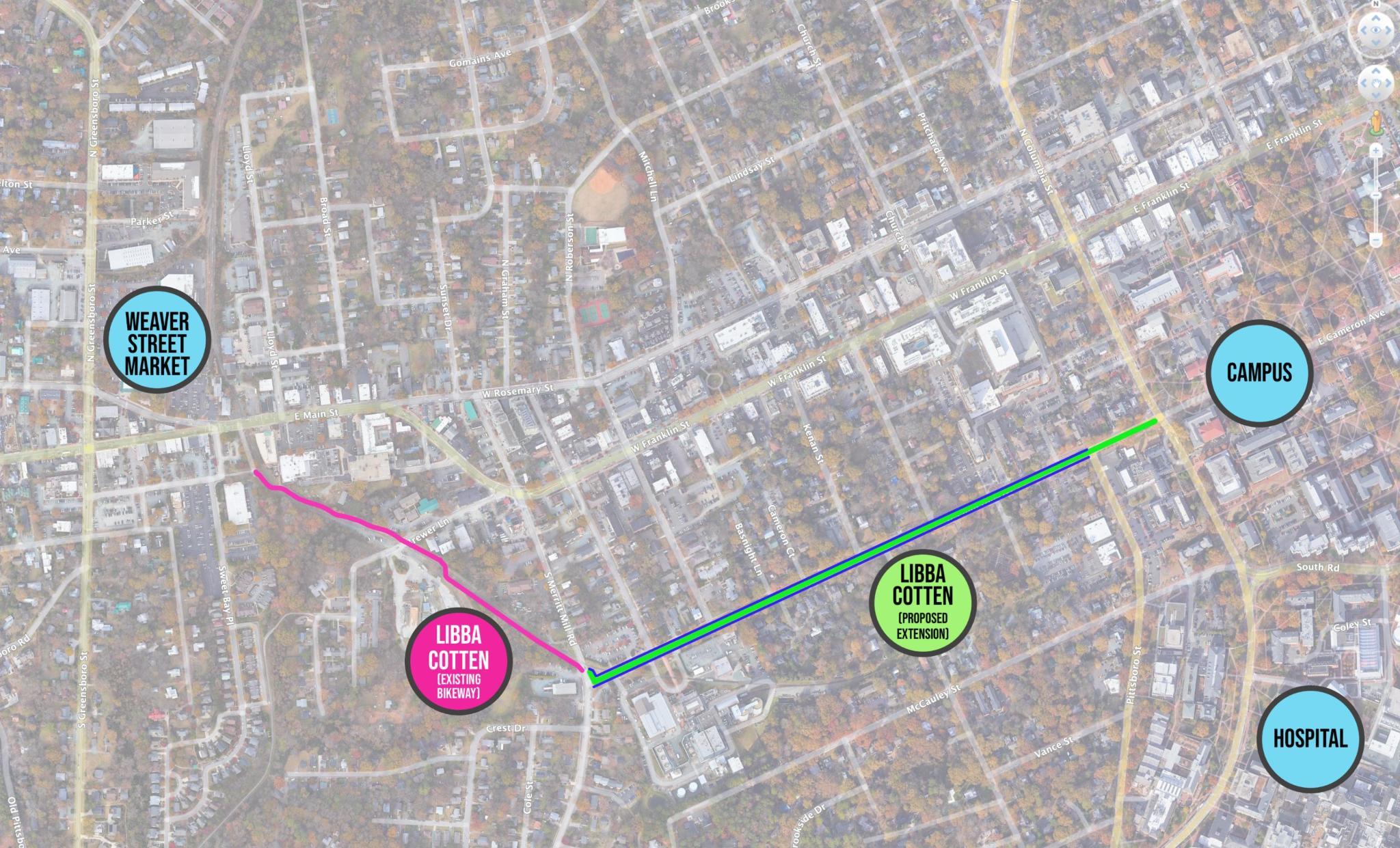 Let’s Extend the Libba Cotten Bikeway to UNC! - NEXT